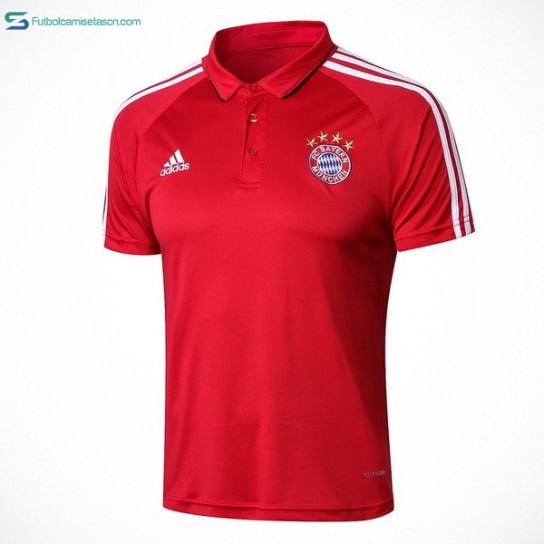 Comprar Polo Bayern Múnich Conjunto Completo 2017/2018 Rojo
